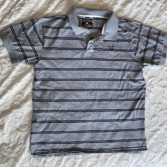 Company 81 | Shirts | Company 8 Stoped Polo Shirt | Poshmark